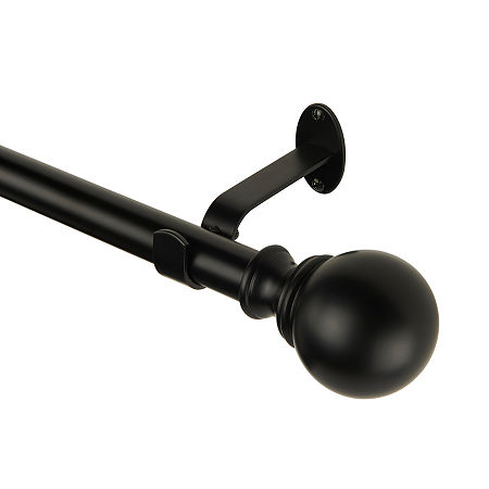 Click here for Elrene Cordelia Single Curtain Rod w/ Globe Ball F... prices