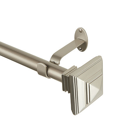 Click here for Elrene Florence Single Curtain Rod with Stacked Sq... prices