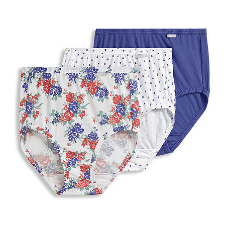 Click here for Jockey Elance 3 Pack Brief Panty - 1484  7  White prices