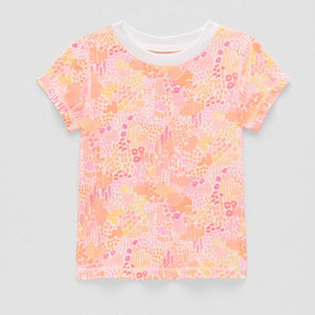 Click here for Okie Dokie Toddler Girls Round Neck Short Sleeve A... prices