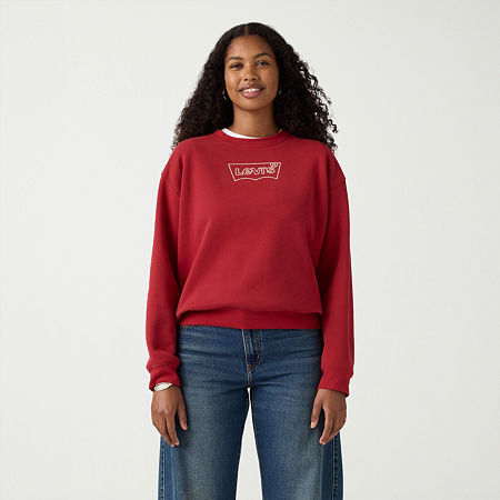 Click here for Levis Womens Rhinestone Everyday Crewneck Sweatshi... prices