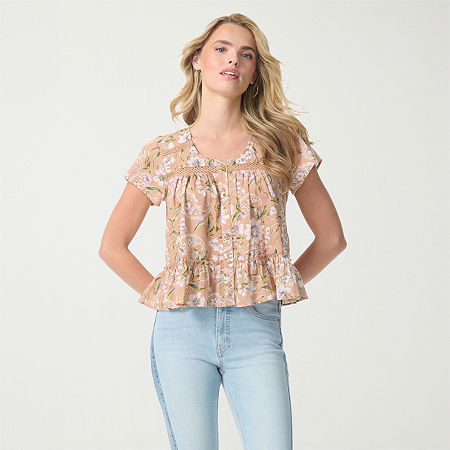 Click here for JS Jessica Simpson Womens Scoop Neck Short Sleeve... prices