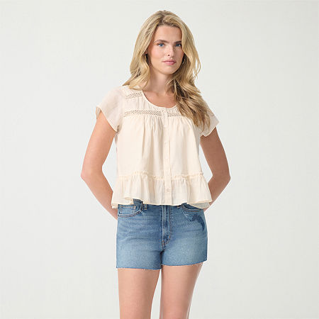 Click here for JS Jessica Simpson Womens Scoop Neck Short Sleeve... prices