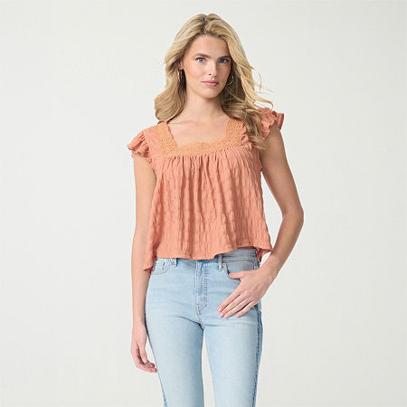 Click here for JS Jessica Simpson Womens Square Neck Short Sleeve... prices