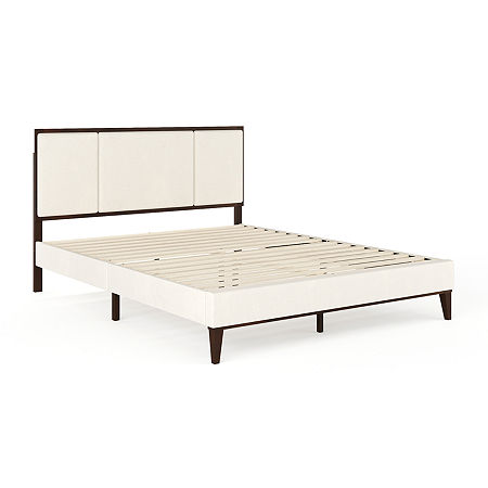 Click here for Martha Stewart Jett Upholstered Platform Bed  One... prices