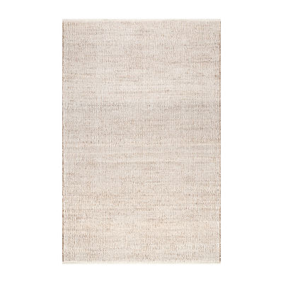 nuLoom Elfriede Solid Hand Woven Rug, Color: Natural - JCPenney
