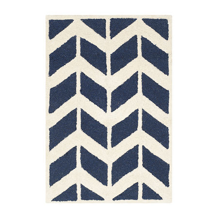 Click here for Safavieh Darius Chevron Area Rug  One Size  Blue prices