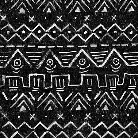 Click here for 16X16 Mudcloth Patterns I  One Size  Black prices