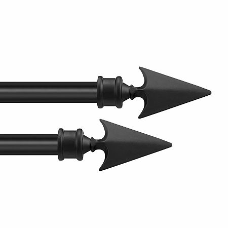 Click here for Deco Window 2-Pack Flat Arrow 3/4 IN Curtain Rod... prices