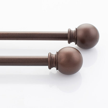 Click here for Deco Window 2-Pack Ball 5/8 IN Curtain Rod  One Si... prices
