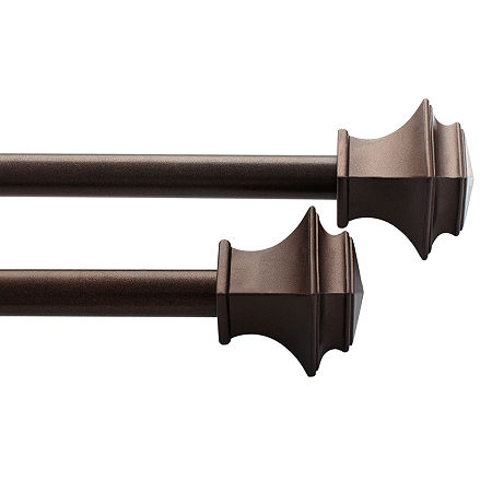 Click here for Deco Window 2-Pack Square 5/8 IN Curtain Rod  One... prices