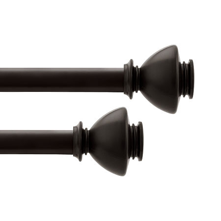 Click here for Deco Window 2-Pack Urn 1 IN Curtain Rod  One Size... prices