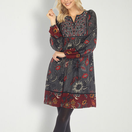 Click here for White Mark Womens Long Sleeve Embroidered Paisley... prices