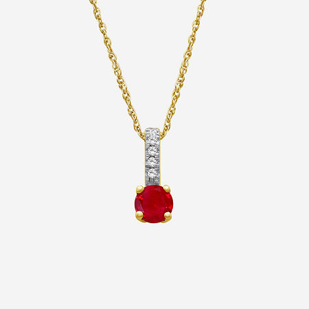 Click here for Womens Diamond Accent Gemstone 10K Gold 18 Inch Pe... prices