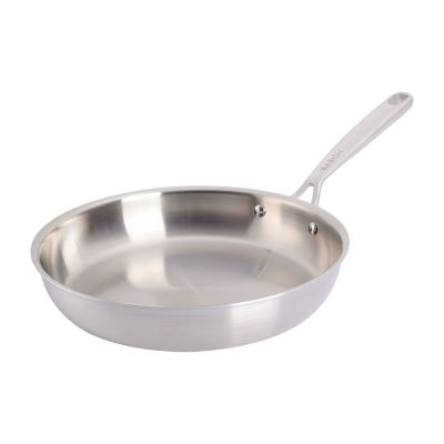 BABISH Stainless Steel Tri-Ply 10" Frying Pan, Color: St Steel - JCPenney
