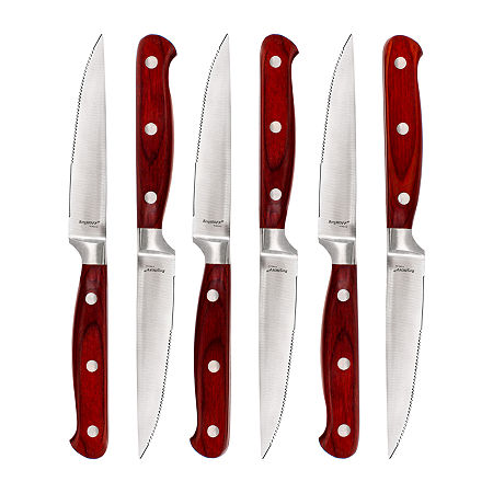 Click here for BergHOFF Pakka Wood Stainless Steel 6-pc. Steak Kn... prices