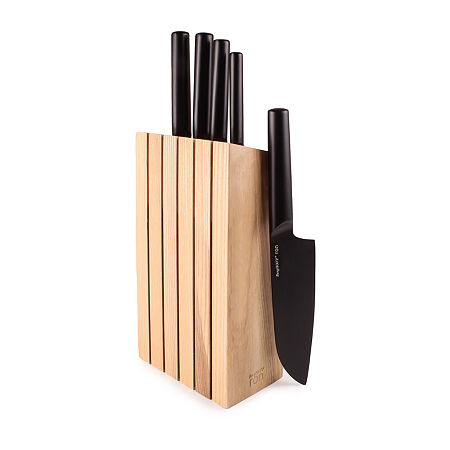 Click here for BergHOFF Ron Stainless Steel 6-pc. Knife Block Set... prices