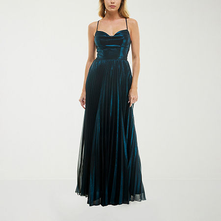 Click here for B. Smart Metallic Womens Sleeveless Juniors A-Line... prices