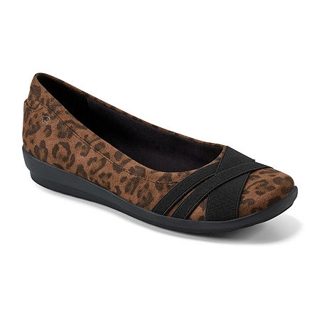 Click here for Easy Spirit Womens Acasia Slip-on Flats - Leopard/... prices