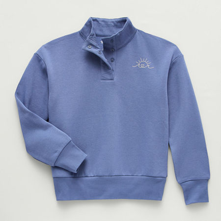 Click here for Thereabouts Little & Big Kid Girls Mock Neck Fleec... prices