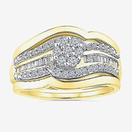 Click here for Womens 1/3 CT.T.W. Natural Diamond 10K Gold Bridal... prices