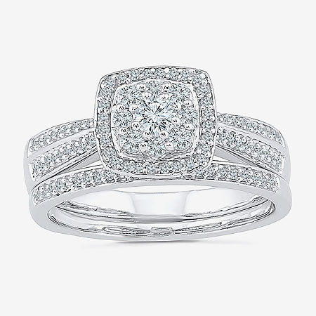 Click here for Womens 1/2 CT.T.W. Natural Diamond 10K White Gold... prices