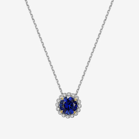 Click here for Womens Gemstone Sterling Silver Flower Pendant Nec... prices