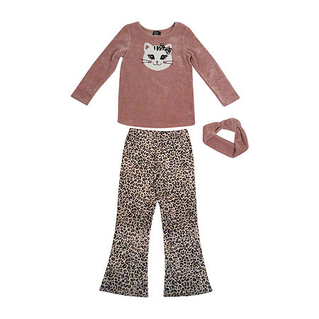 Click here for Lilt Little Girls 2-pc. Pant Set  4  Pink prices