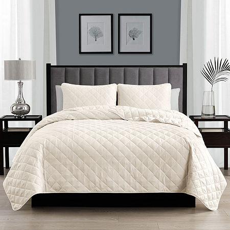 Click here for Swift Home Lightweight Diamond Stitched 3-Piece Qu... prices