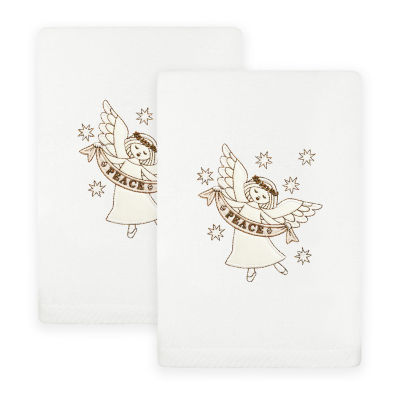 Linum Home Textiles Angel Embroidered 2-pc. Hand Towel - JCPenney