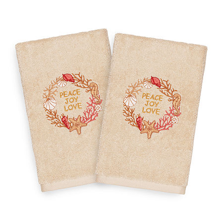 Click here for Linum Home Textiles Christmas Peace 2-pc. Hand Tow... prices