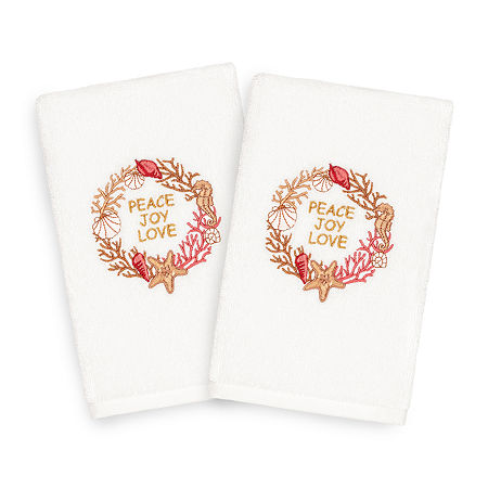 Click here for Linum Home Textiles Christmas Peace 2-pc. Hand Tow... prices