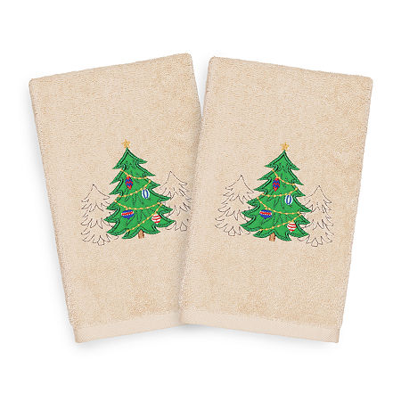 Click here for Linum Home Textiles Xmas Three Trees 2-pc. Hand To... prices