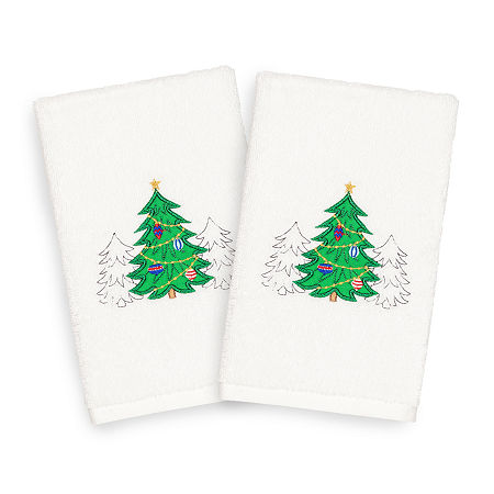 Click here for Linum Home Textiles Xmas Three Trees 2-pc. Hand To... prices