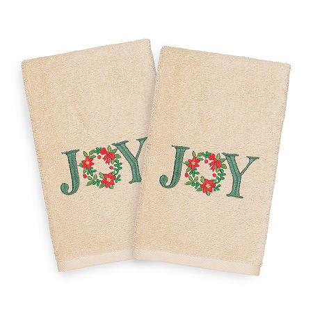Click here for Linum Home Textiles Christmas Joy 2-pc. Hand Towel... prices
