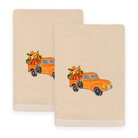 Click here for Linum Home Textiles Autumn Truck Embroidered 2-pc.... prices