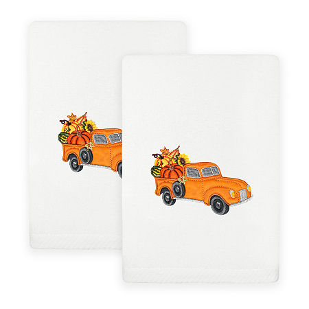 Click here for Linum Home Textiles Autumn Truck Embroidered 2-pc.... prices