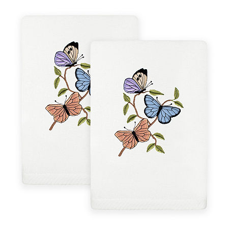 Click here for Linum Home Textiles 2pc Spring Butterflies Embroid... prices