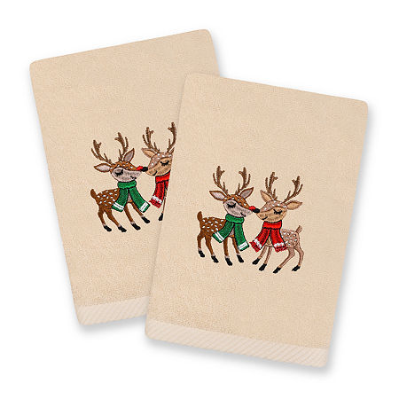 Click here for Linum Home Textiles Christmas Kisses Embroidered 2... prices