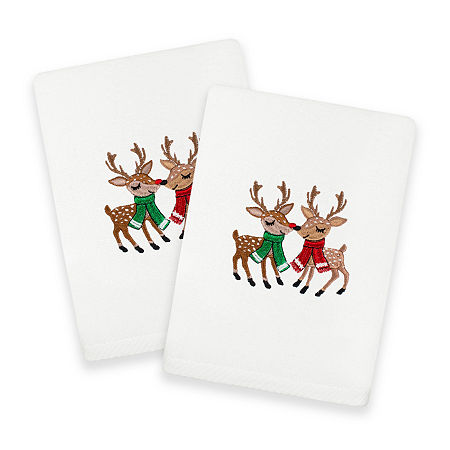 Click here for Linum Home Textiles Christmas Kisses Embroidered 2... prices
