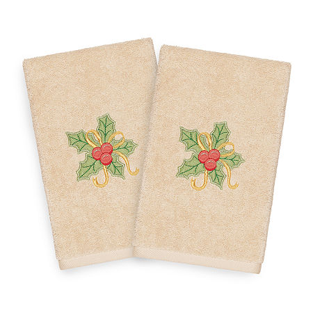 Click here for Linum Home Textiles Xmas Holly Bunch Embroidered 2... prices