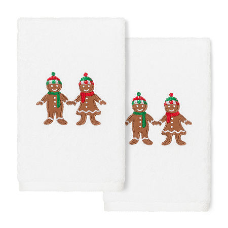 Click here for Linum Home Textiles Embroidered Gingerbread Hand T... prices