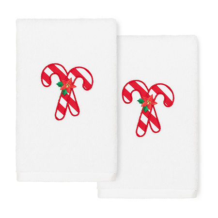 Click here for Linum Home Textiles Christmas Candy Canes Hand Tow... prices