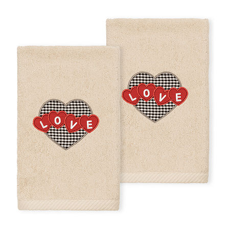 Click here for Linum Home Textiles Love Hearts Embroidered 2-pc.... prices