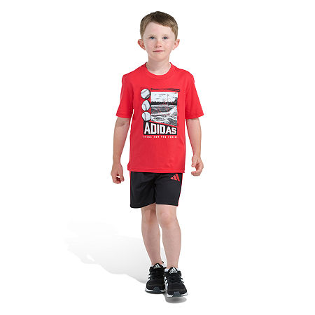 Click here for adidas Little Boys 2-pc. Short Set  7  Red prices