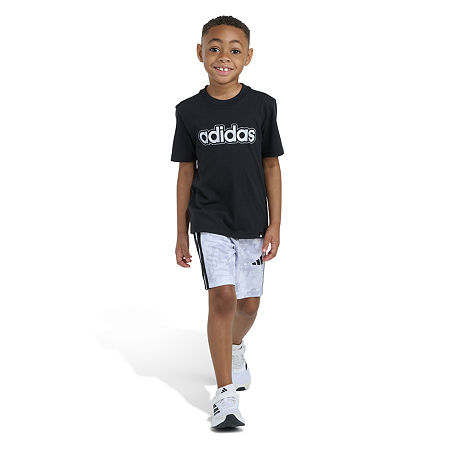 Click here for adidas Boys 2T-7 T-Shirt and Printed Camo Shorts... prices