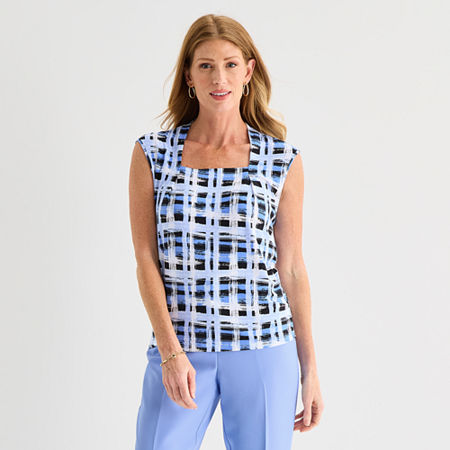 Click here for Black Label by Evan-Picone Womens Square Neck Shor... prices