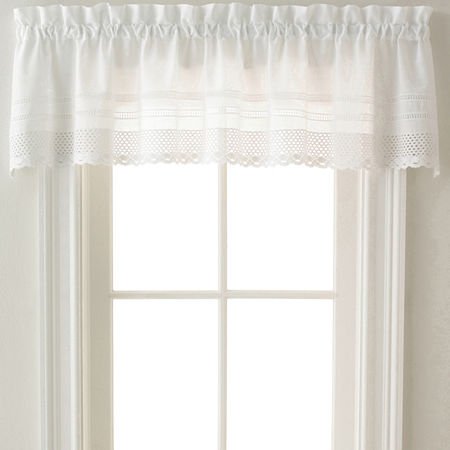 Click here for Crochet Trim Valance - 58x14 prices