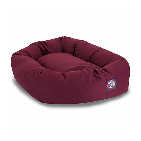 Click here for Majestic Pet Sherpa Bagel Pet Bed  One Size  Red prices
