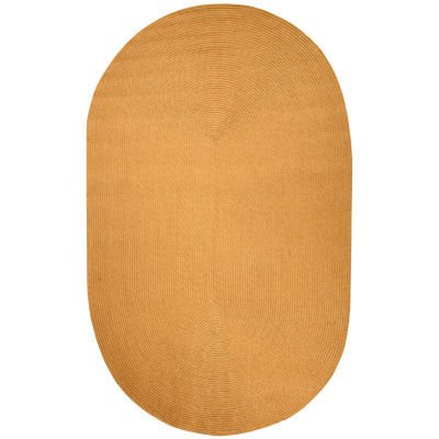 Better Trends Country Solid Braided Reversible Indoor Oval Area Rugs ...